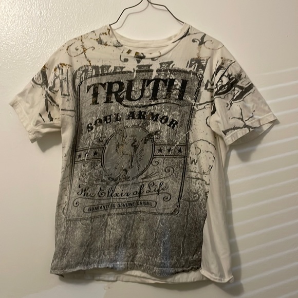 Truth | Shirts | Truth In God We Trust Off White Medium T Shirt | Poshmark